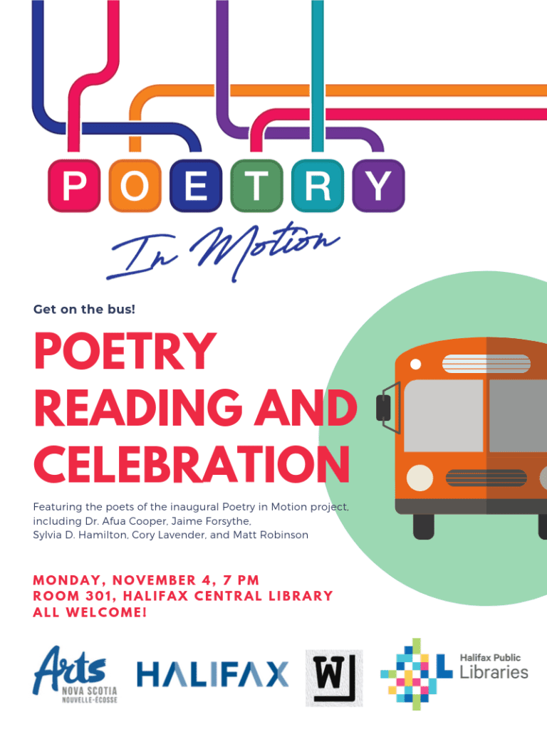 Poetry in Motion – Writers’ Federation of Nova Scotia