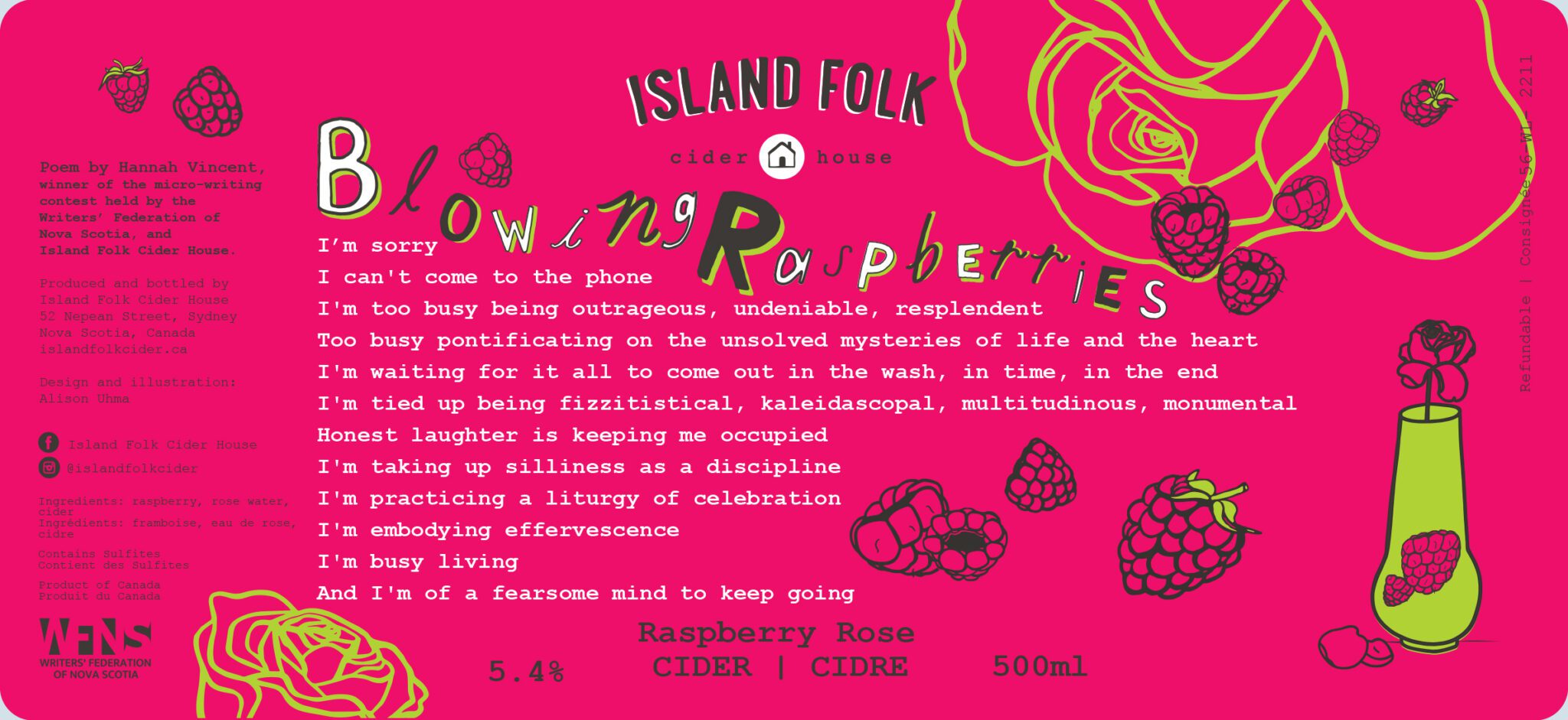 Launch of Island Folk’s Blowing Raspberries – Writers’ Federation of ...