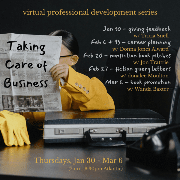 Writers’ Federation of Nova Scotia – writers helping writers