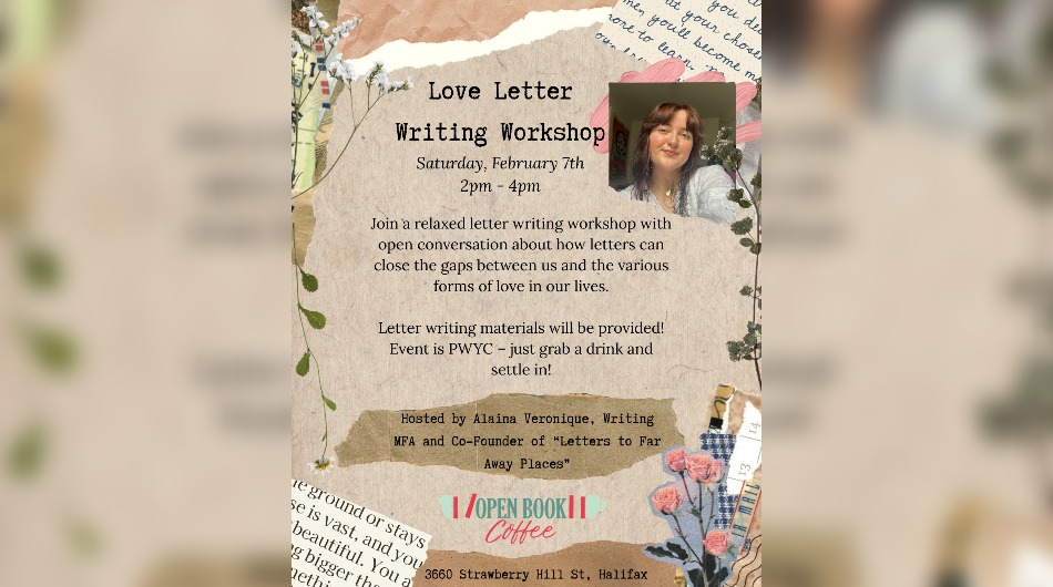 Love Letter Writing Workshop – Writers’ Federation of Nova Scotia